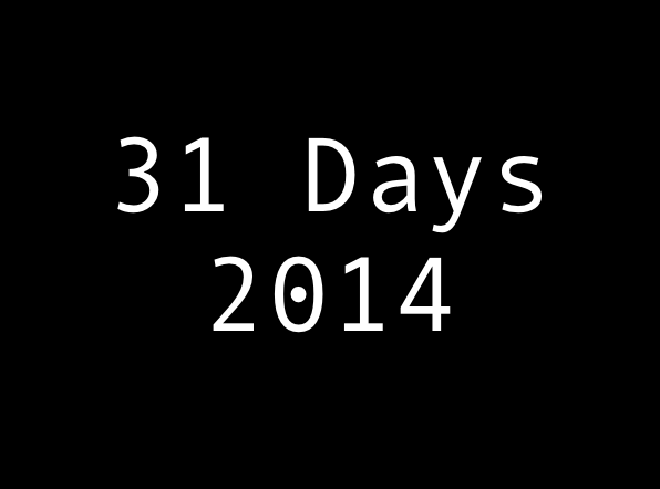 Coming Soon: 31 Days of… – Enthusiastically, Dawn