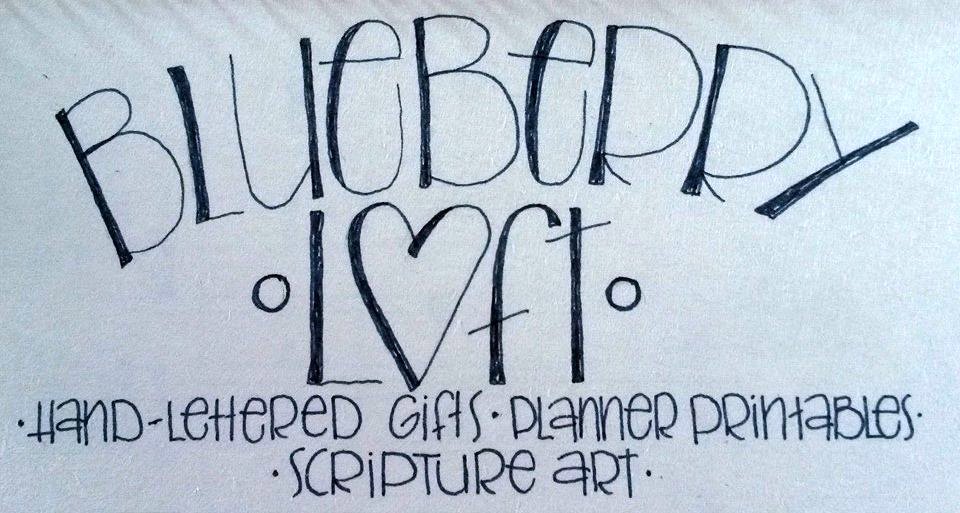 Blueberry Loft Designs: Hand Lettering Artist Extraordinaire ...