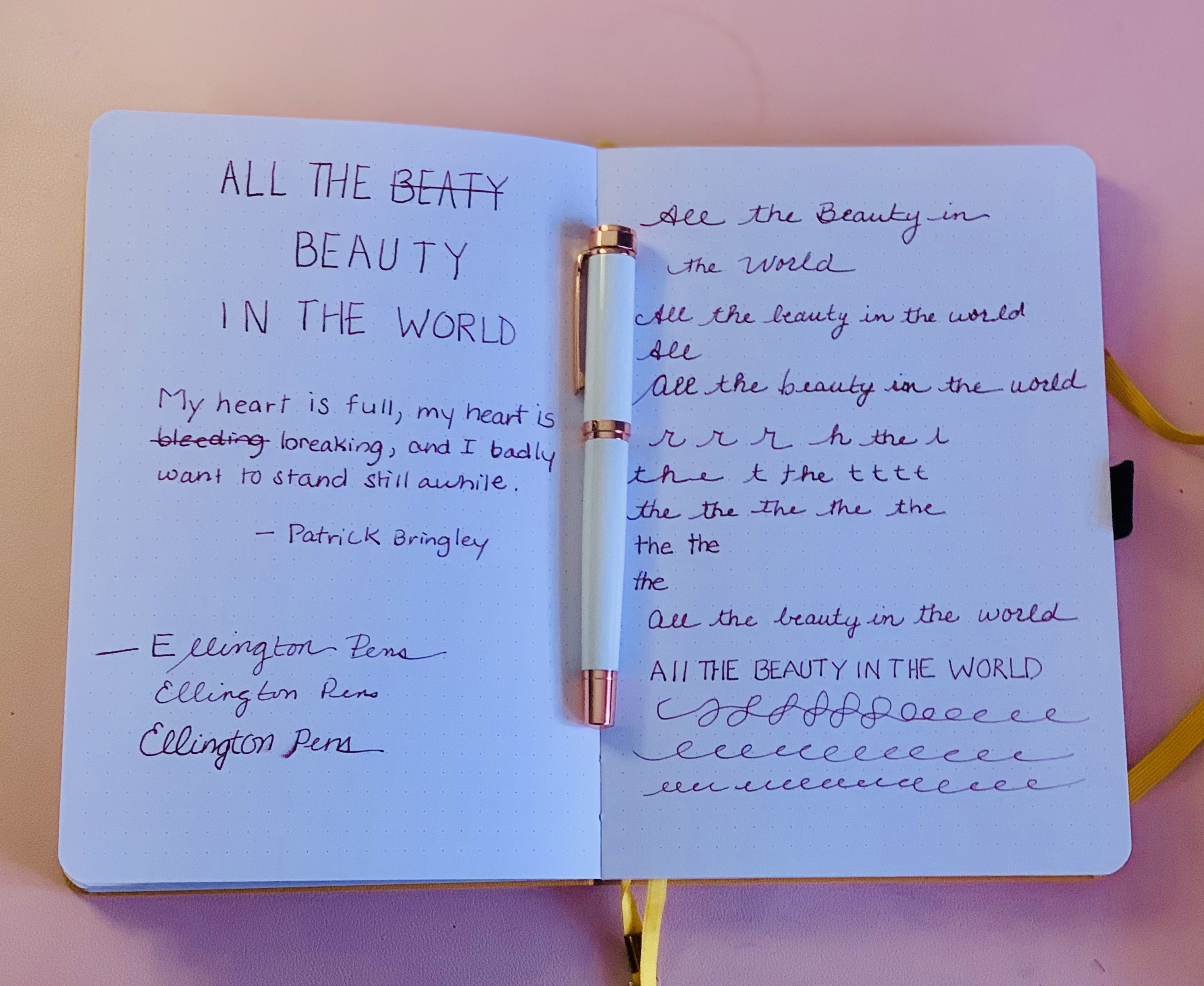 Ellington Pens Fountain Pen Review – Enthusiastically, Dawn